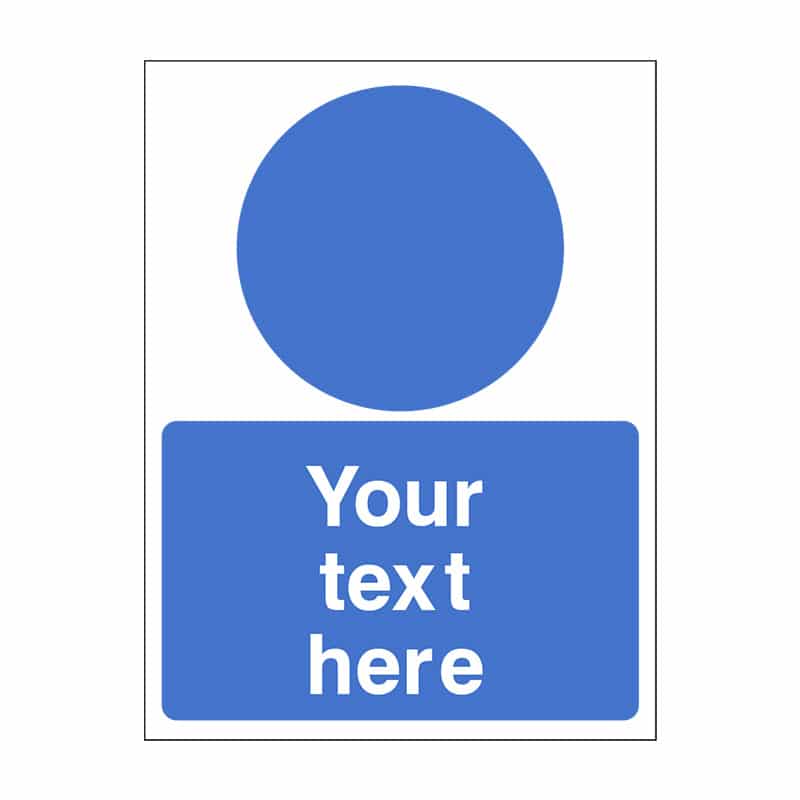 Custom Mandatory Sign The Label People Custom Mandatory Sign The Label People