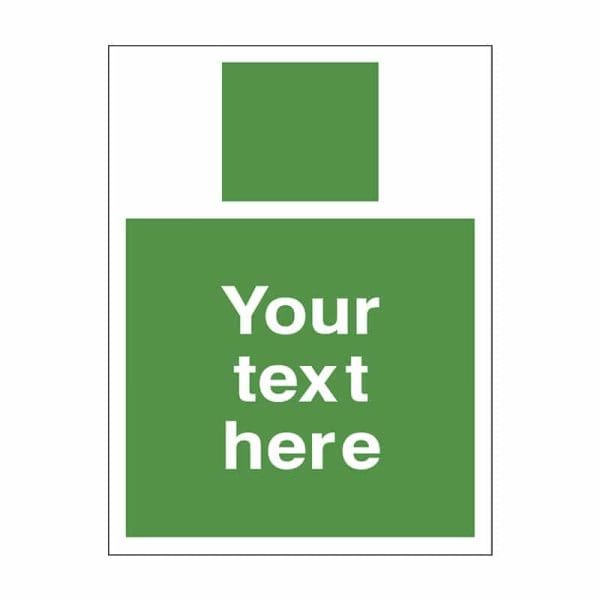 Custom Safe Condition Sign - The Label People