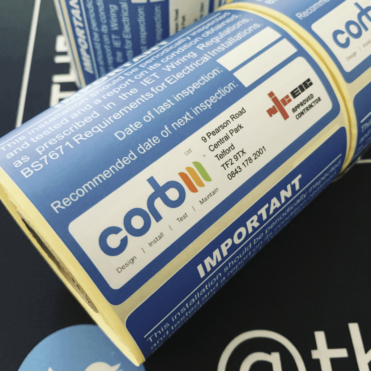 Full Colour Periodic Labels Custom Design - The Label People